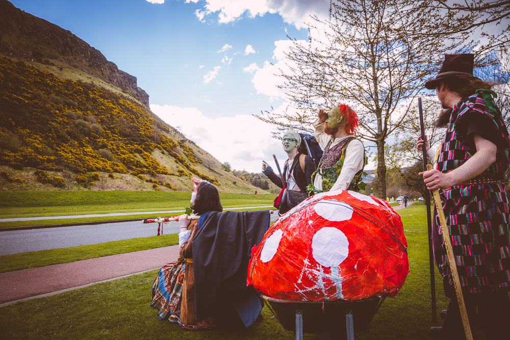 Before the festival, wild faeries roamed Edinburgh – Beltane Fire Society