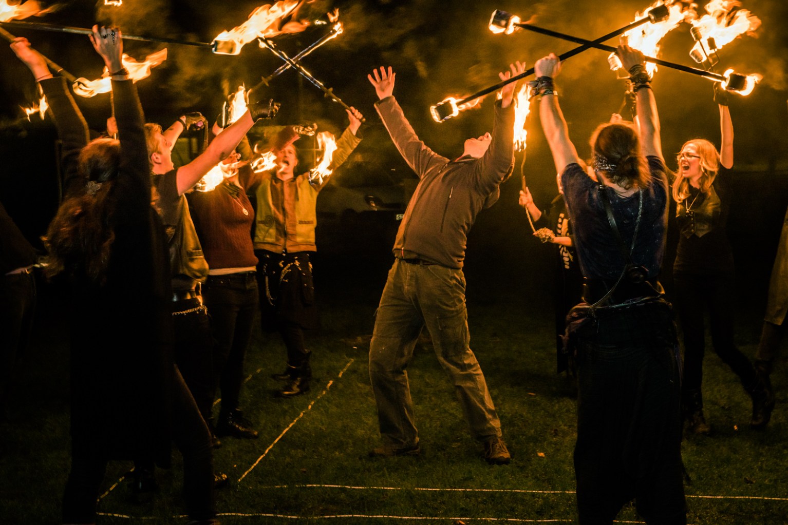Magic and flame with the Fire Ravens – Beltane Fire Society