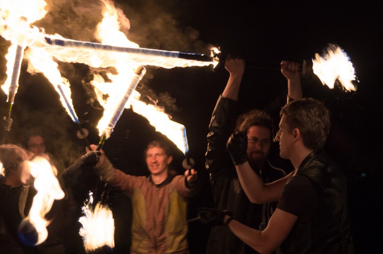 Magic and flame with the Fire Ravens – Beltane Fire Society