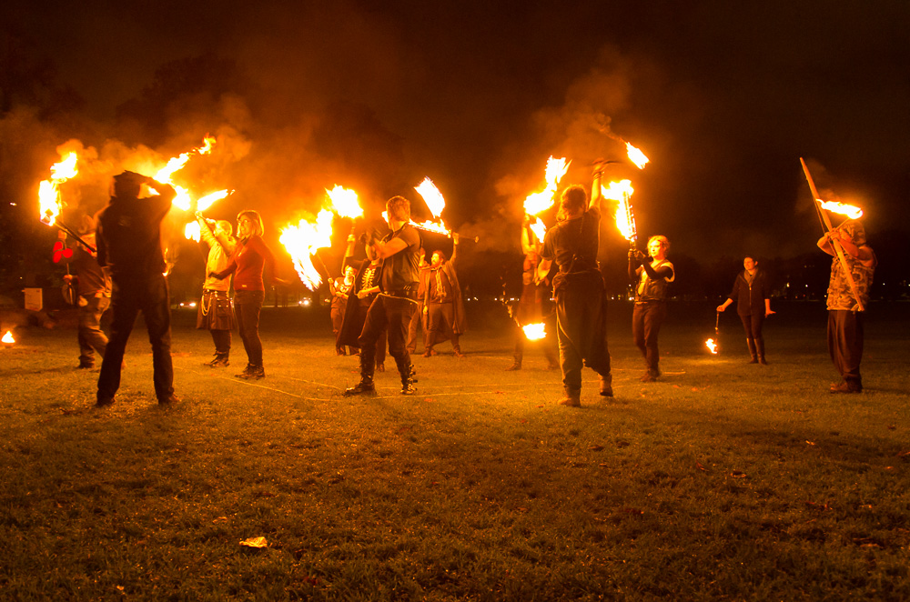 Magic and flame with the Fire Ravens – Beltane Fire Society