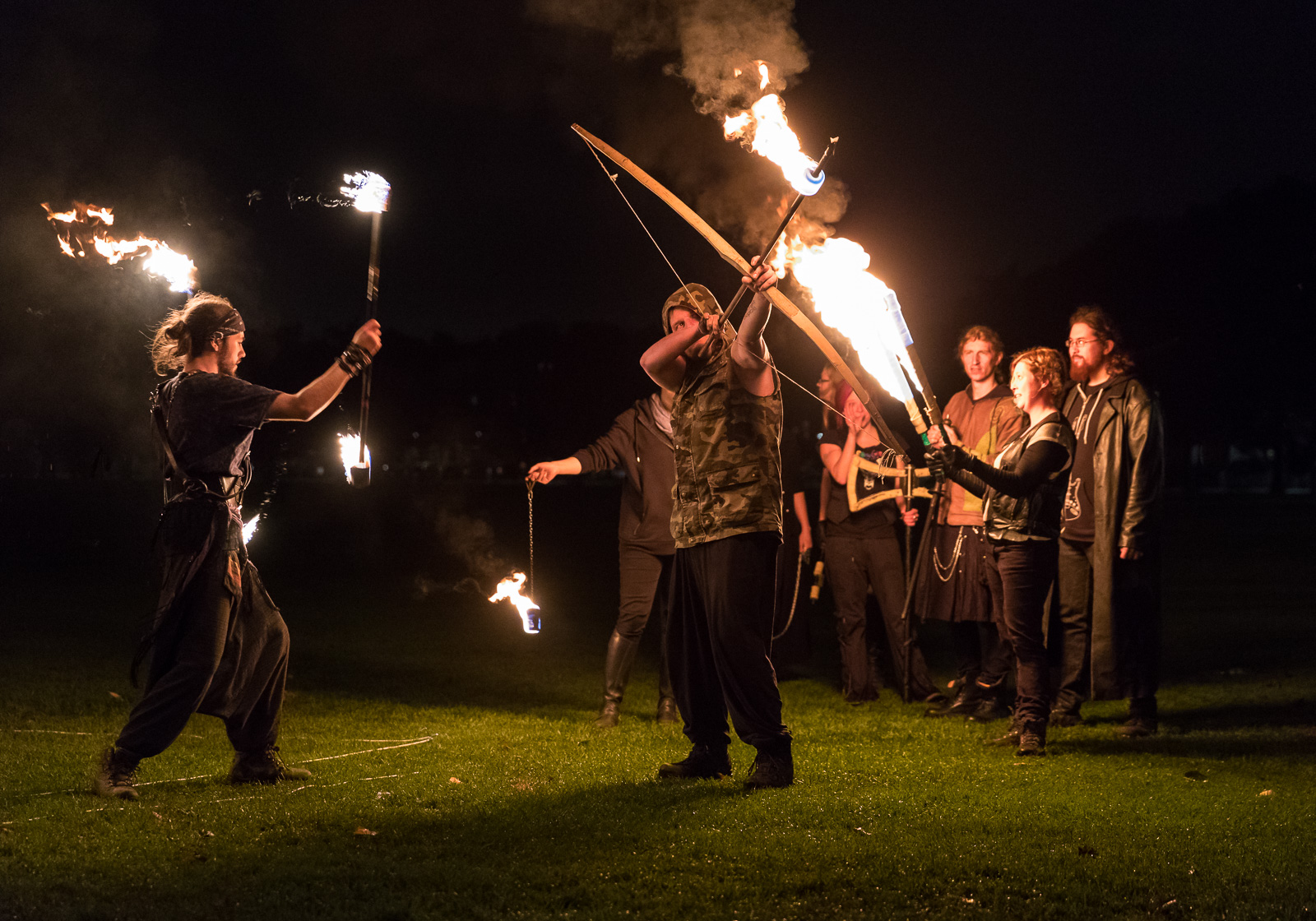 Magic and flame with the Fire Ravens – Beltane Fire Society