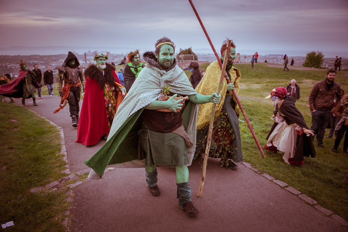 Evergreens at Beltane Fire Festival 2017 | Copyright Dan Mosley for ...